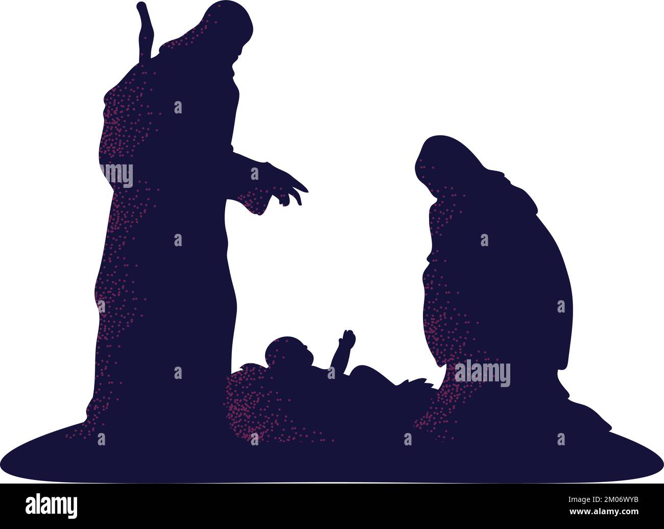 saint mary and joseph with jesus Stock Vector Image & Art - Alamy