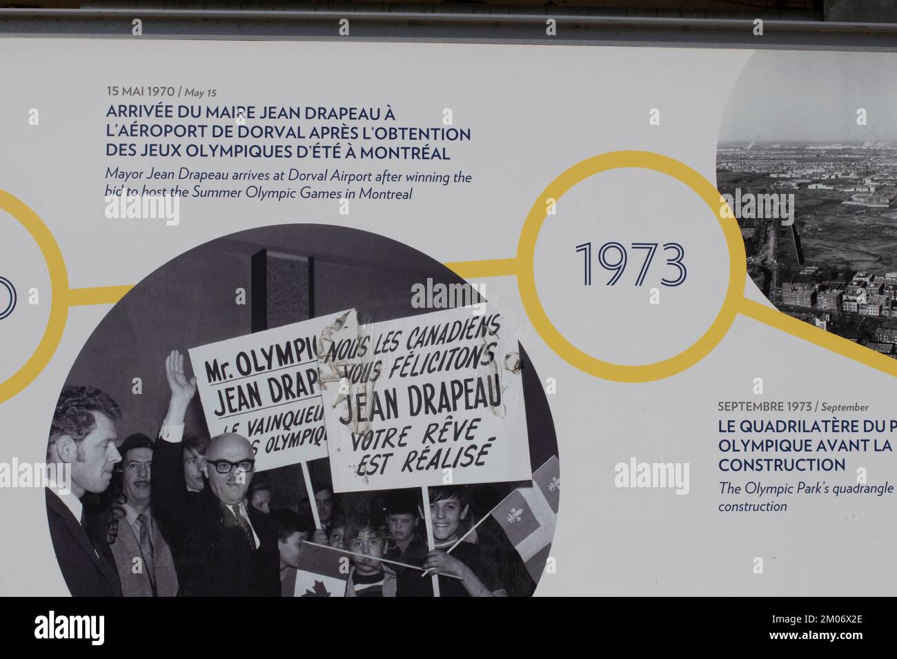 1970 - 1973 history of Olympic Stadium in Montreal, Quebec, Canada ...