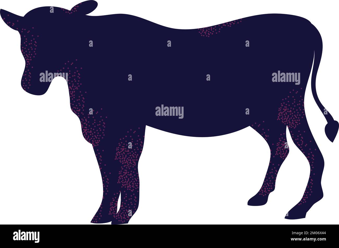 cow silhouette design Stock Vector Image & Art - Alamy