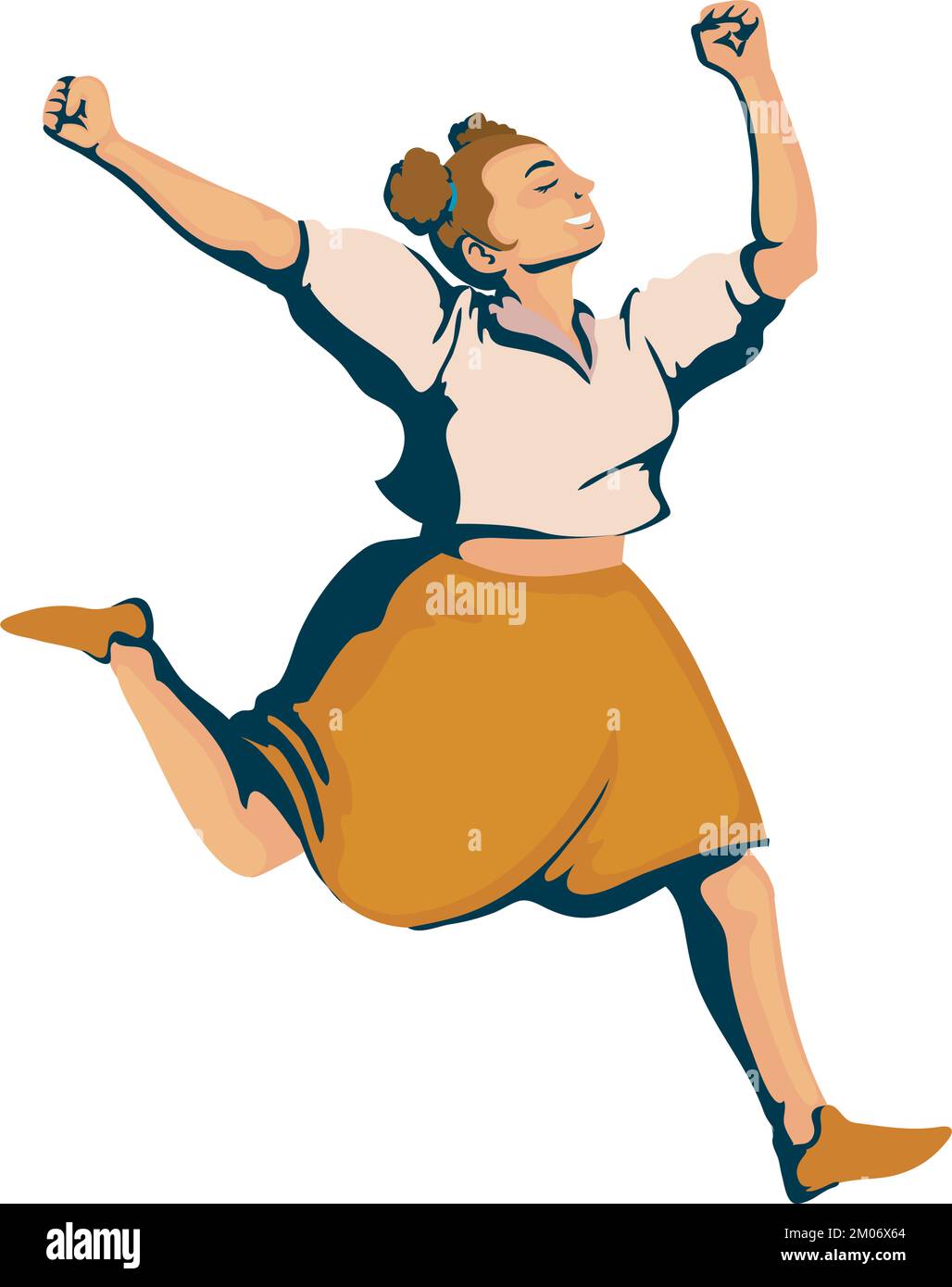 happy lady design Stock Vector Image & Art - Alamy