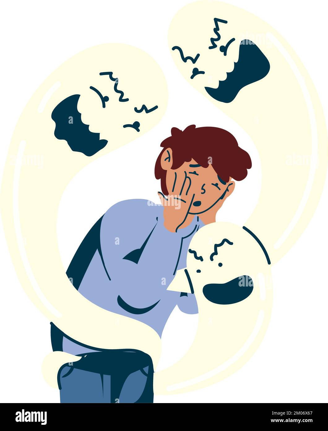 ghost phobia design Stock Vector Image & Art - Alamy