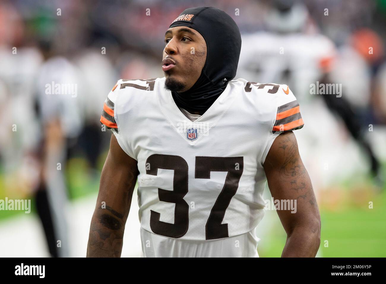 Houston, TX, USA. 4th Dec, 2022. Cleveland Browns safety D'Anthony Bell ...