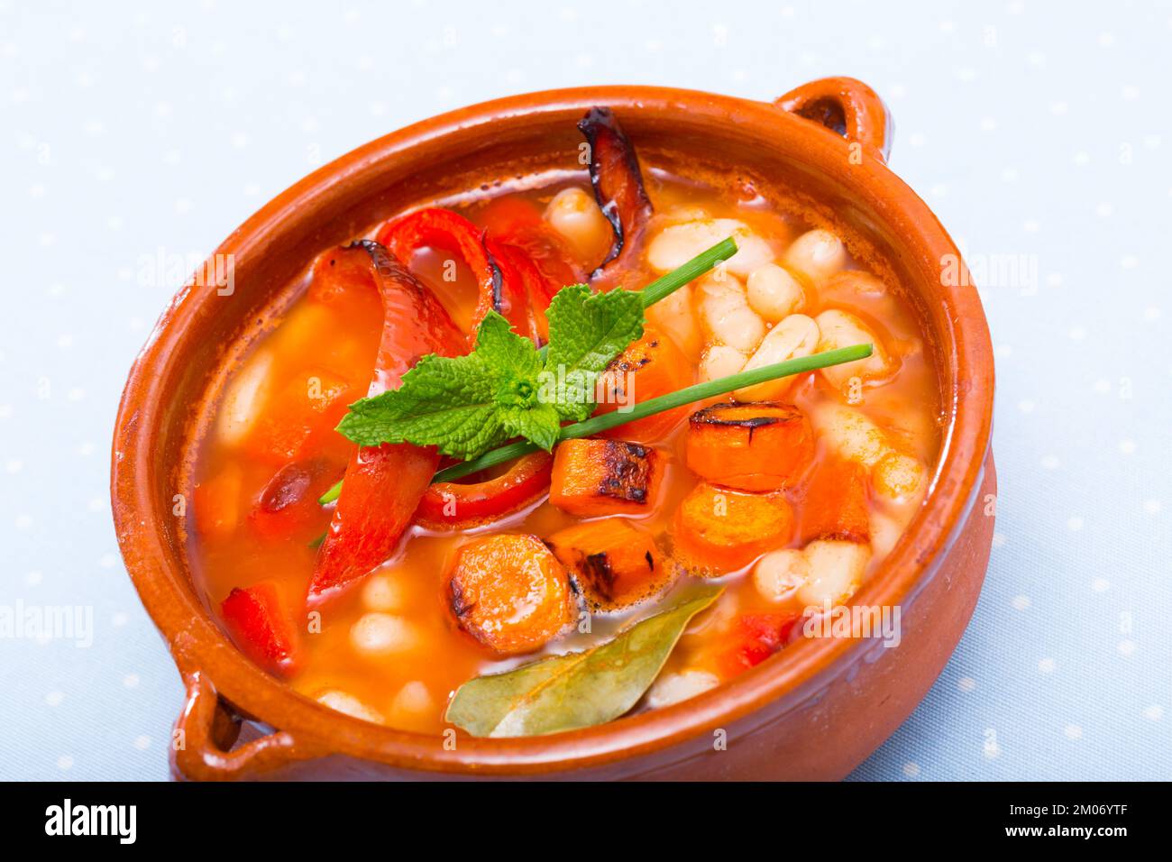 Bulgarian dish Bob chorba Stock Photo - Alamy