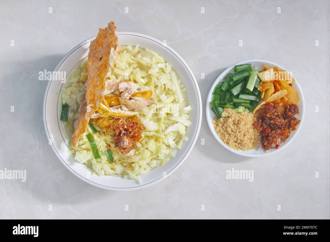 Soto Ayam (yellow chicken soup) is a popular traditional dish in ...