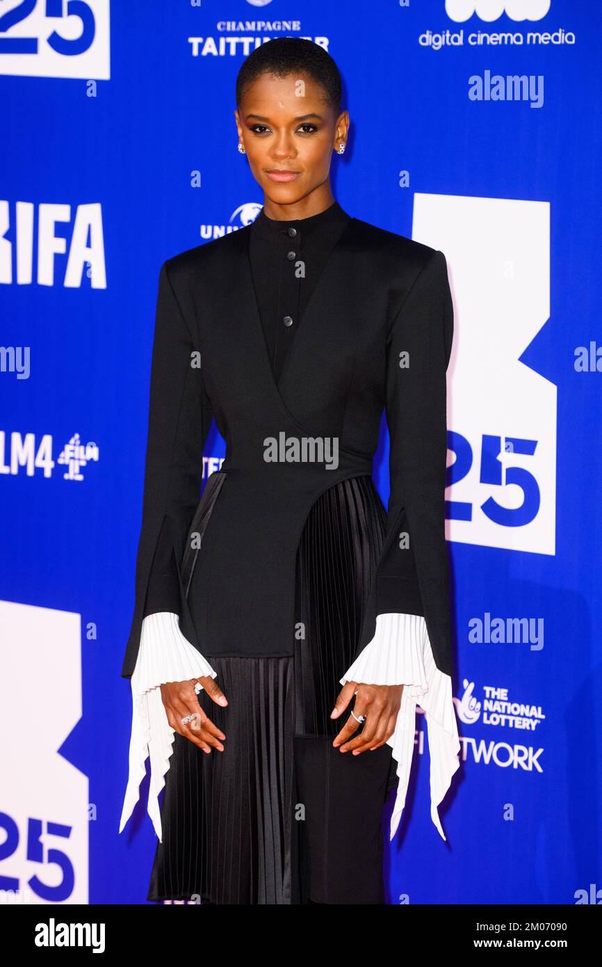 London, UK. 4 December 2022. Letitia Wright attending the British ...