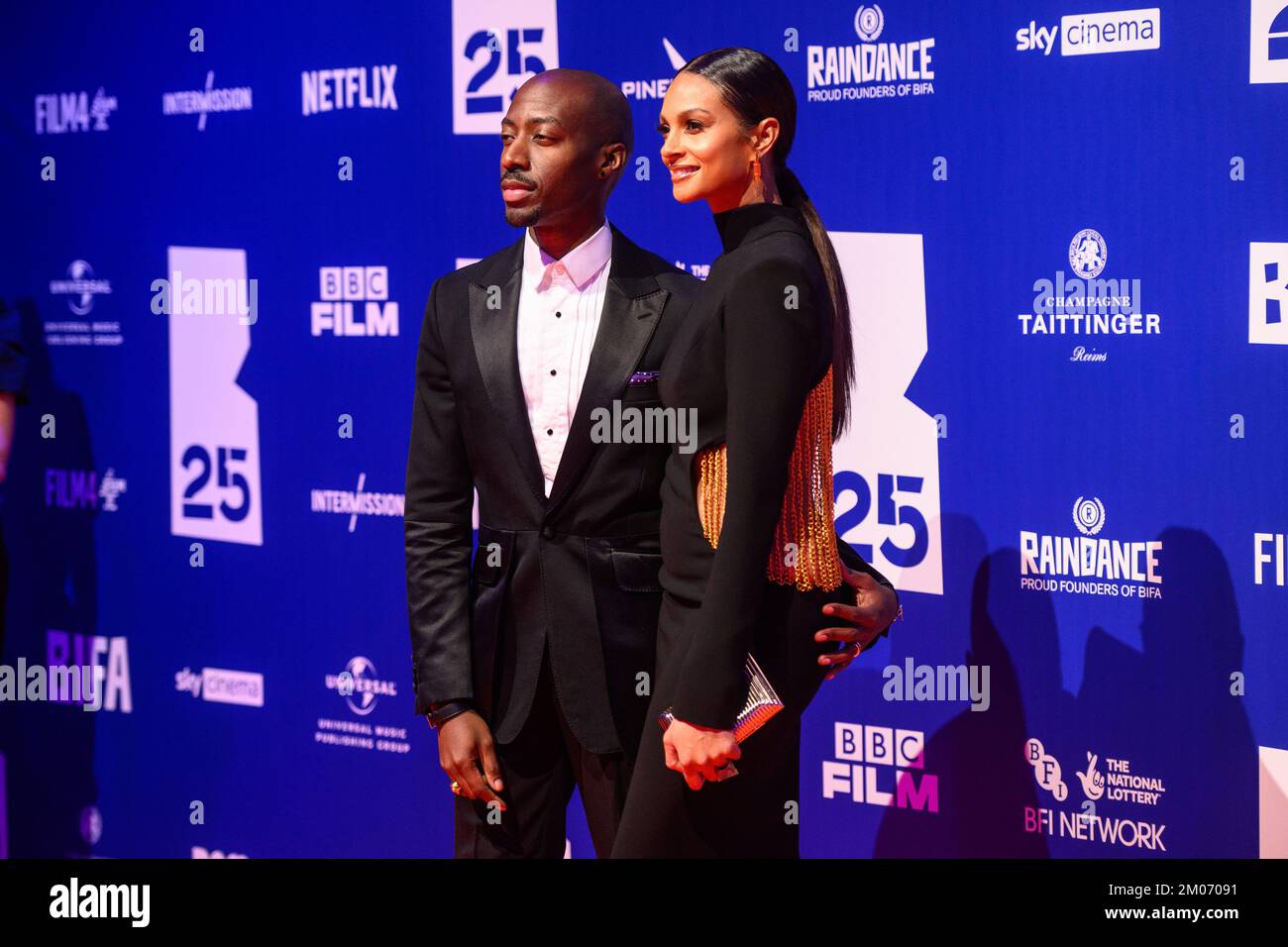 London, UK. 4 December 2022. Alesha Dixon and Azuka Ononye attending ...