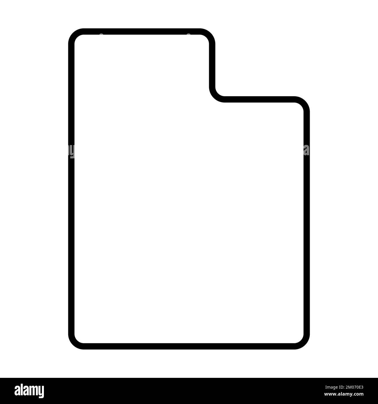 Utah state of United States of America, USA. Simplified thick black ...