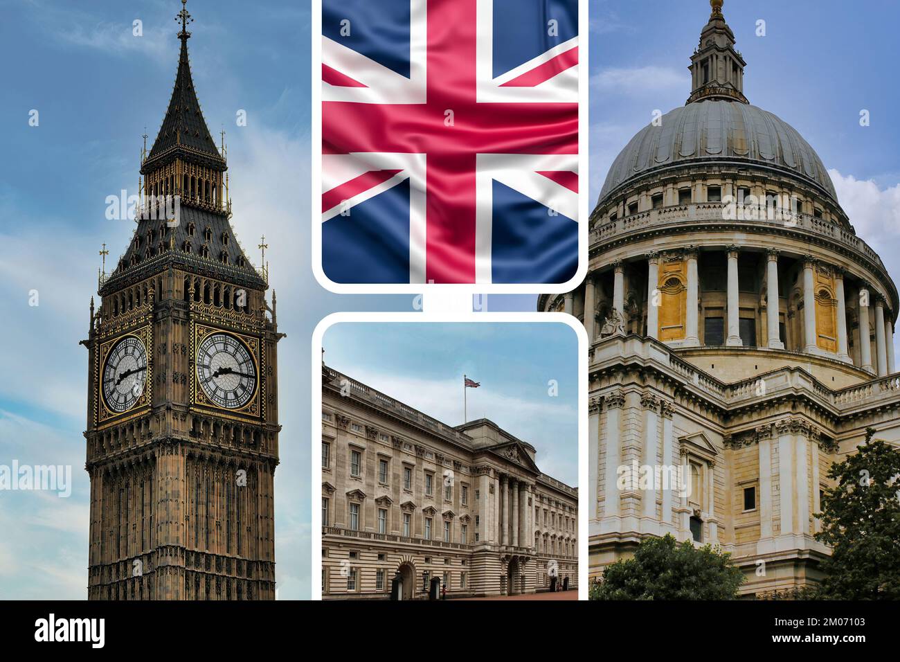 Some iconic monuments of London capital of the UK, one of the most ...