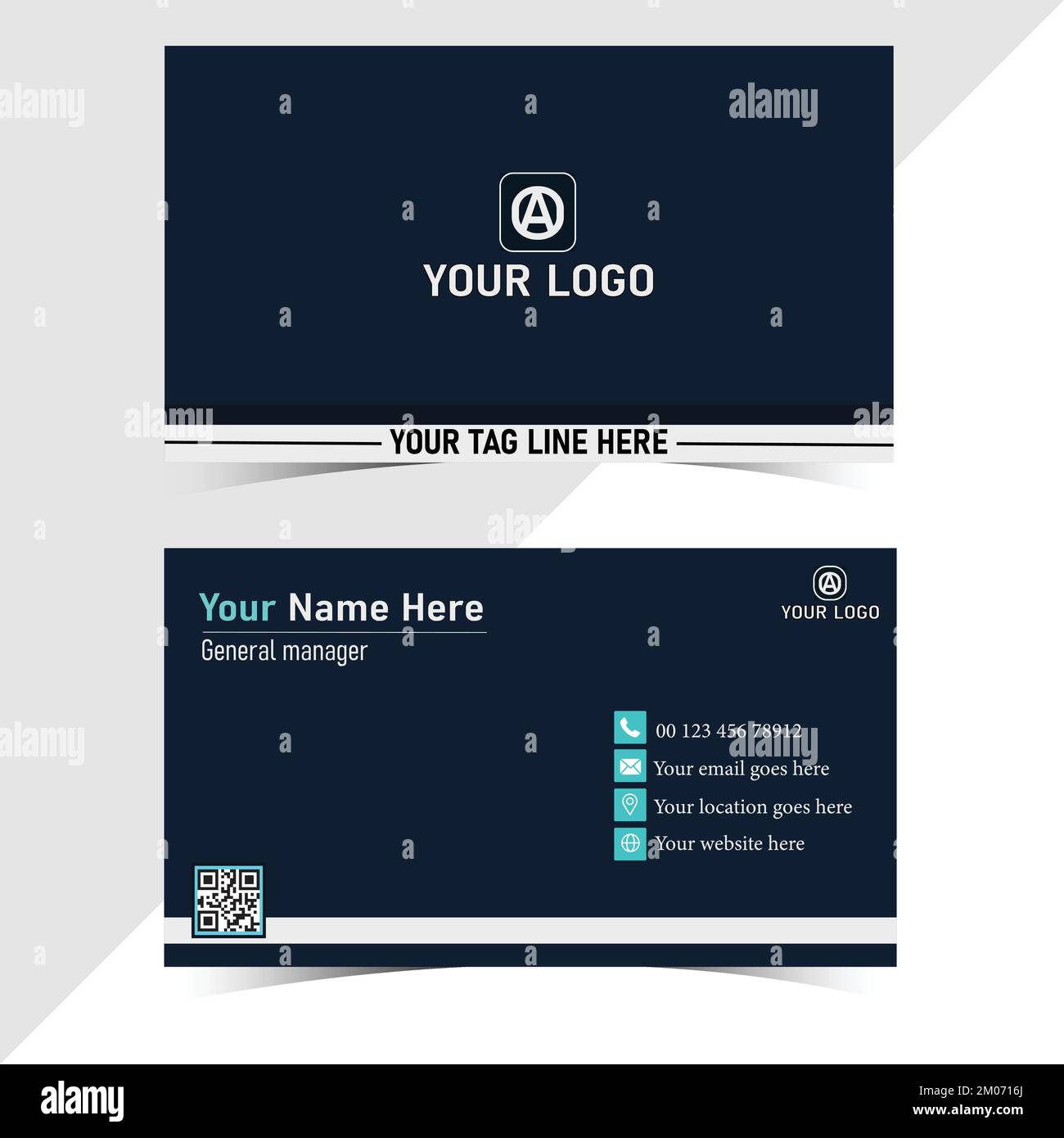 Free business card templates hi-res stock photography and images - Alamy