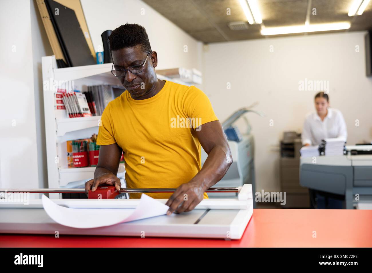 Newspaper printing room hi-res stock photography and images - Alamy