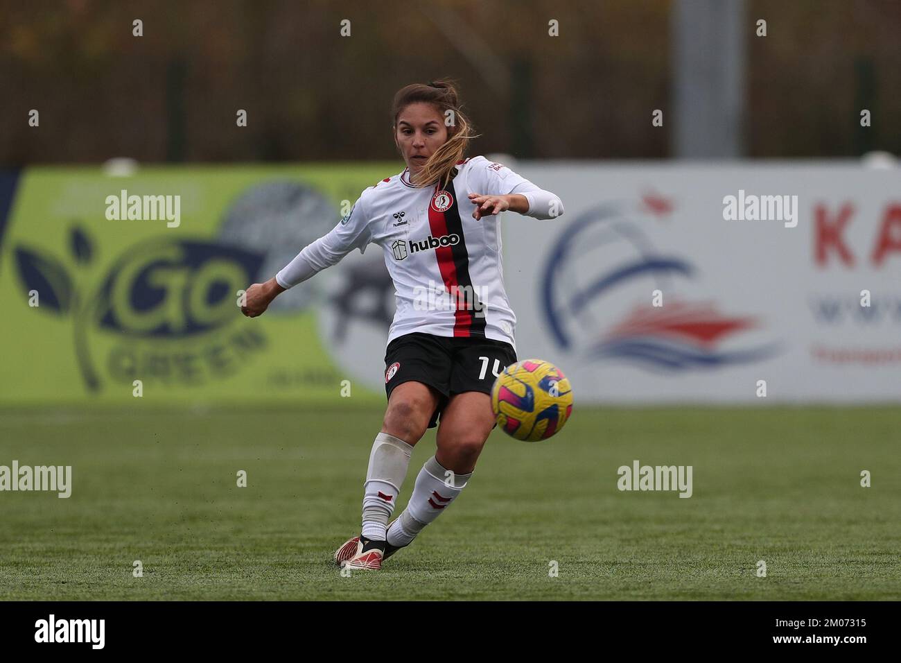 Durham, UK. 4th December 2022. Bristol City's VICKY BRUCE during the FA ...