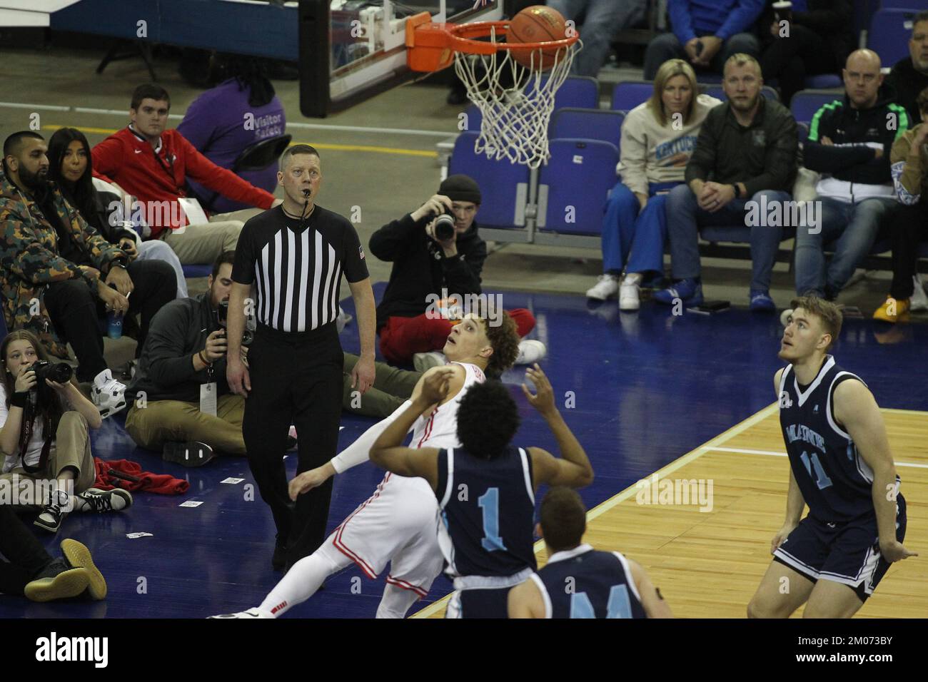 London, UK. 04th Dec, 2022. Isaiah Brickner of Marist College on the ...