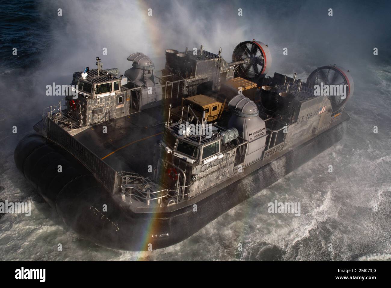 221201-N-HK187-1158 ATLANTIC OCEAN (Dec. 1, 2022) Landing Craft, Air ...