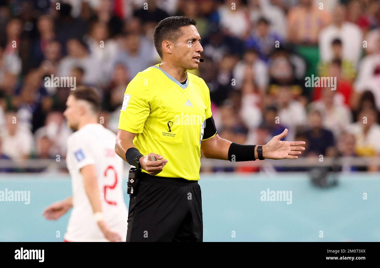 Referee Jesus Valenzuela of Venezuela during the FIFA World Cup 2022 ...