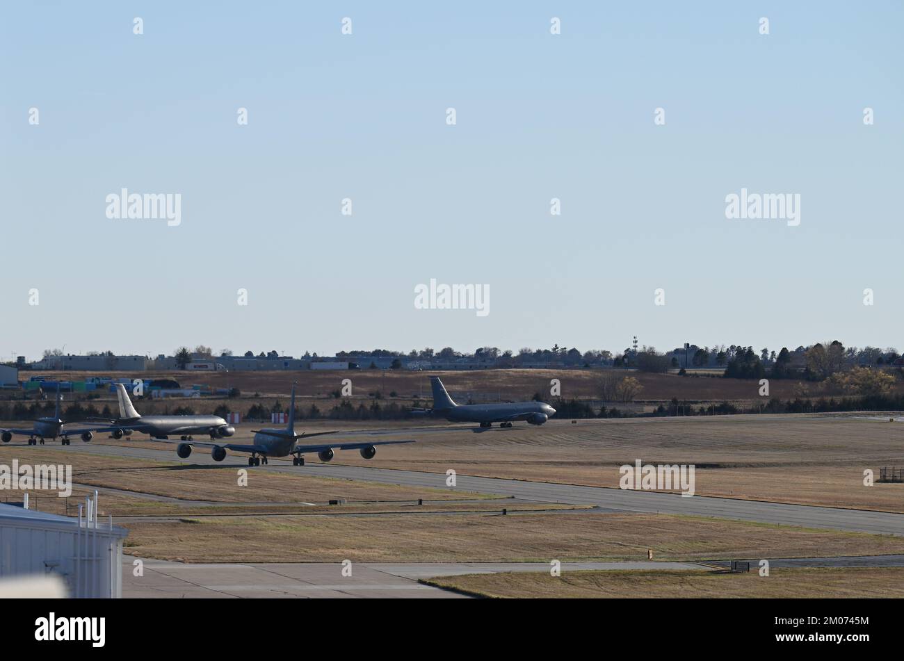Alert crews from the 155th Operations Squadron taxi and take off after ...