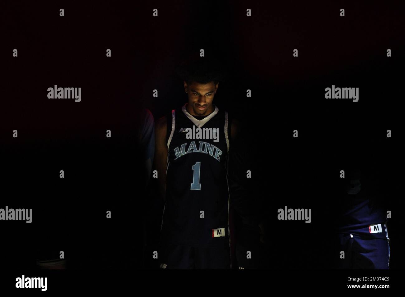 London, UK. 04th Dec, 2022. Kellen Tynes of University of Maine before ...