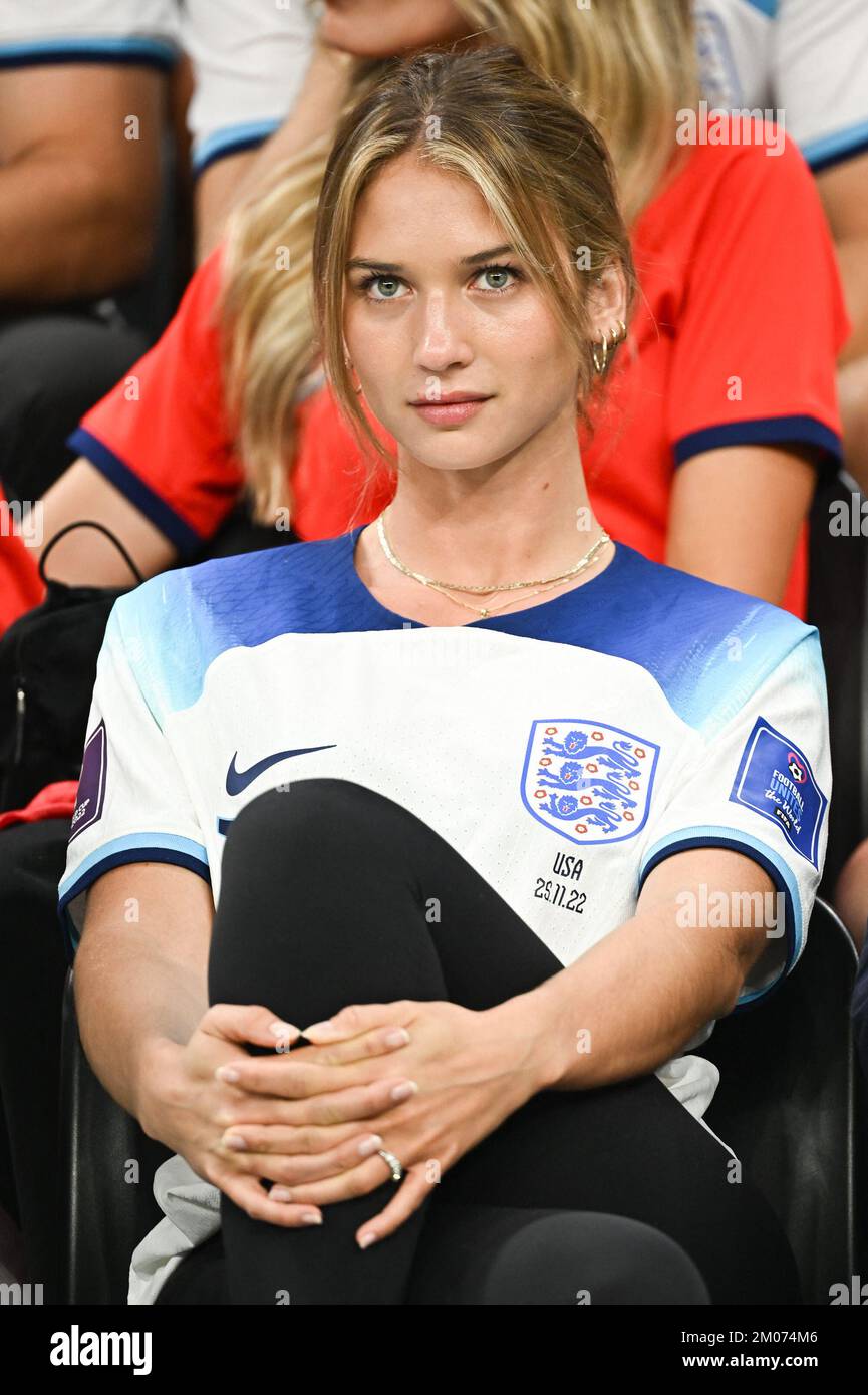 Doha, Qatar. 04th Dec, 2022. Anna Modler, girl friend of Eric Dier ...