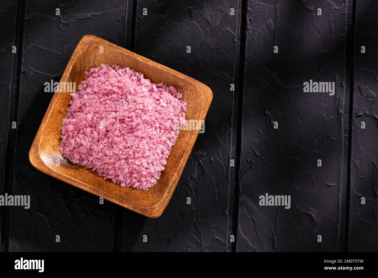 Red wine salt - Condiment to aromatize and season food Stock Photo - Alamy