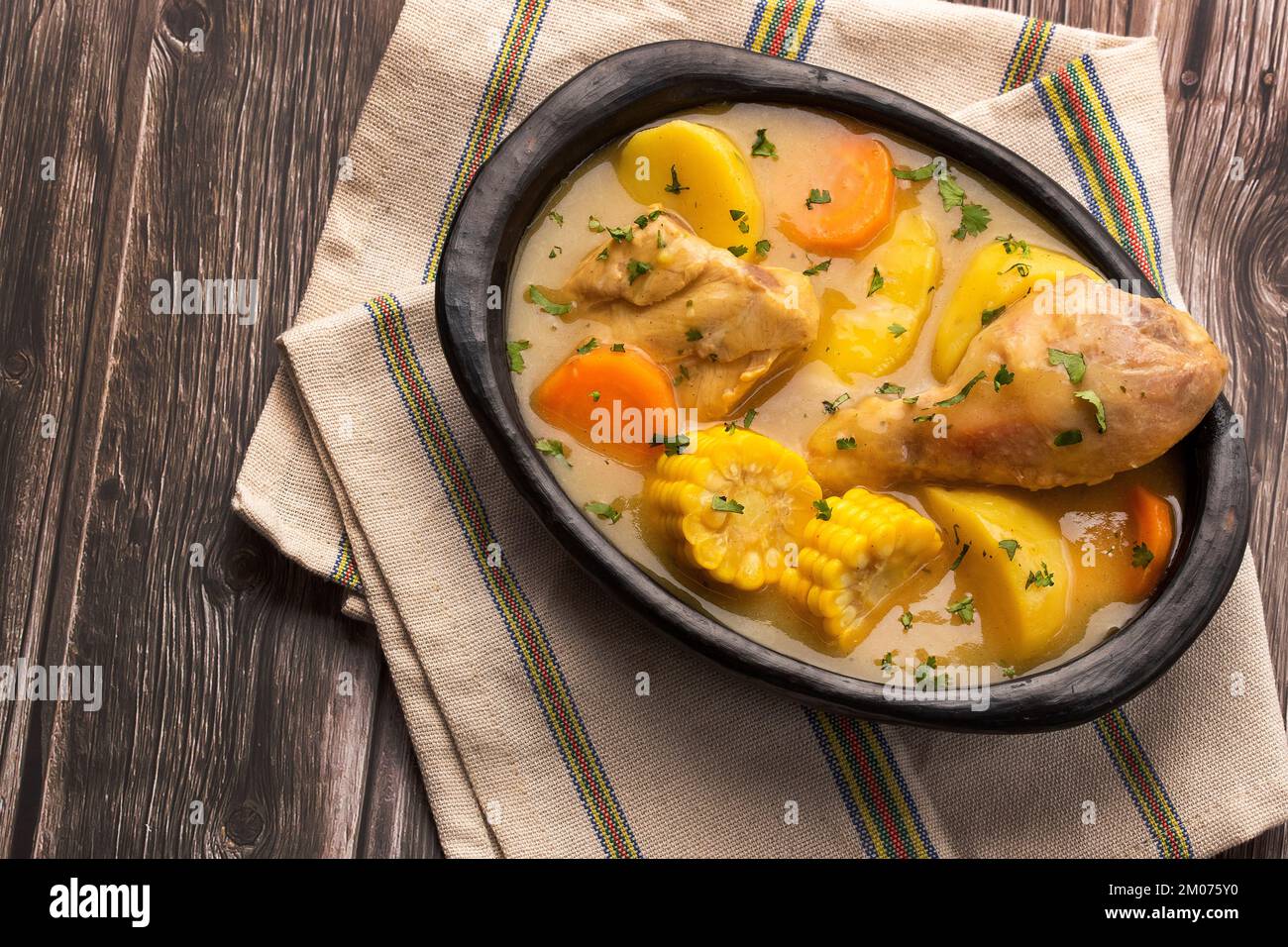 Colombian chicken sancocho - Traditional food Stock Photo - Alamy