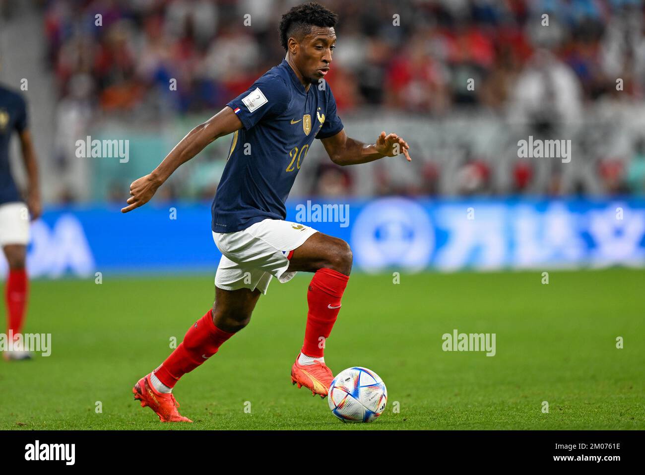 Doha, Qatar. 04th Dec, 2022. Kingsley COMAN of France during the FIFA ...