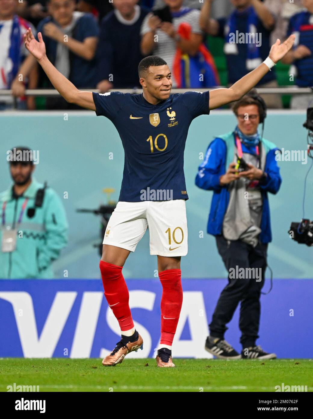 Kylian MBAPPE of France clebrates his second goa during the FIFA World ...