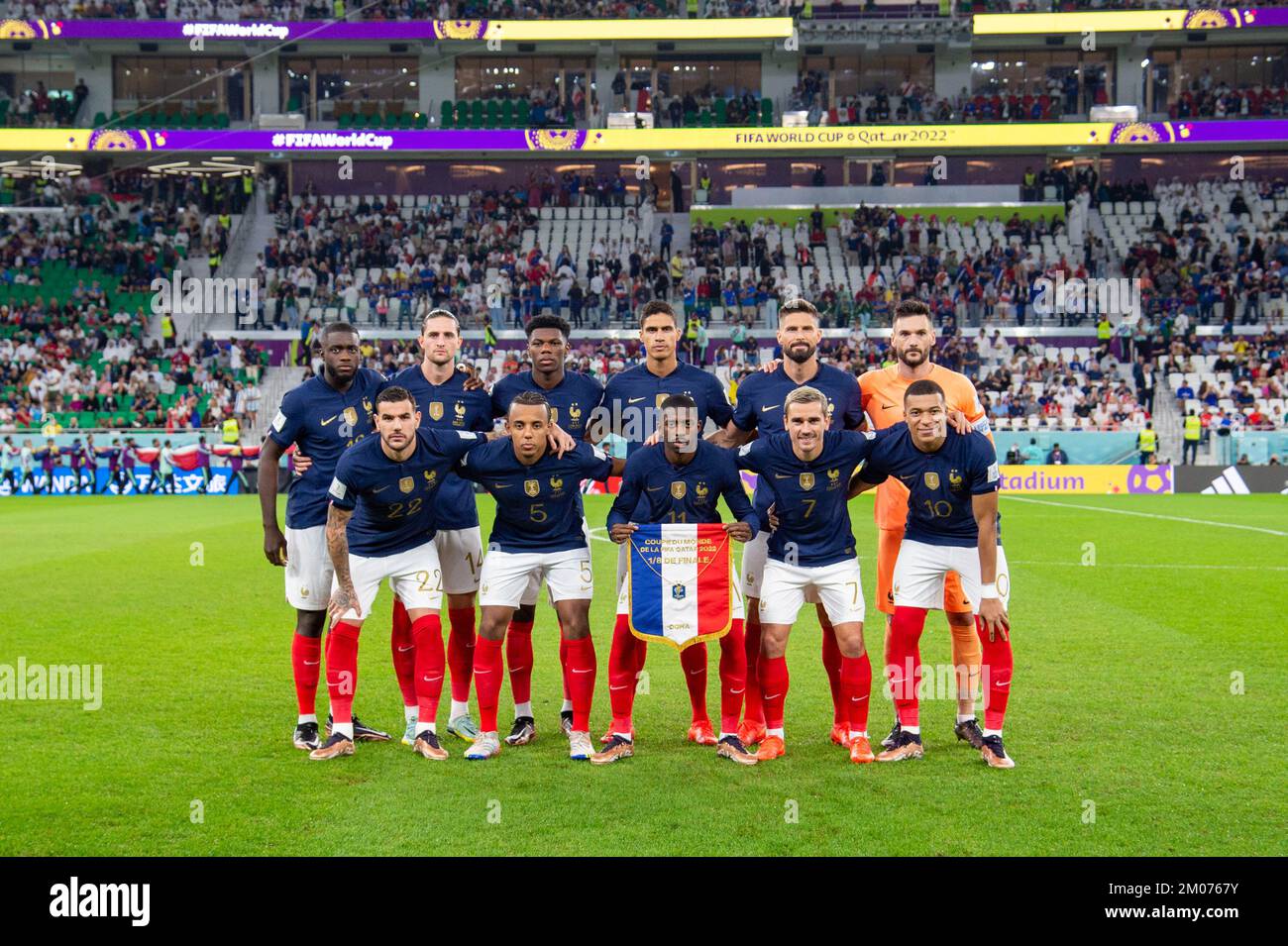 The French national football team during the FIFA World Cup Qatar 2022 ...