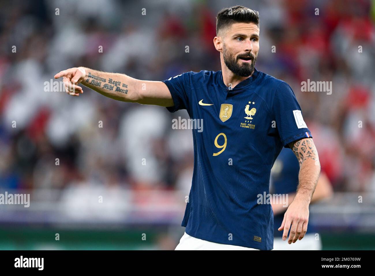 Olivier GIROUD of France during the FIFA World Cup Qatar 2022 Round 16 ...