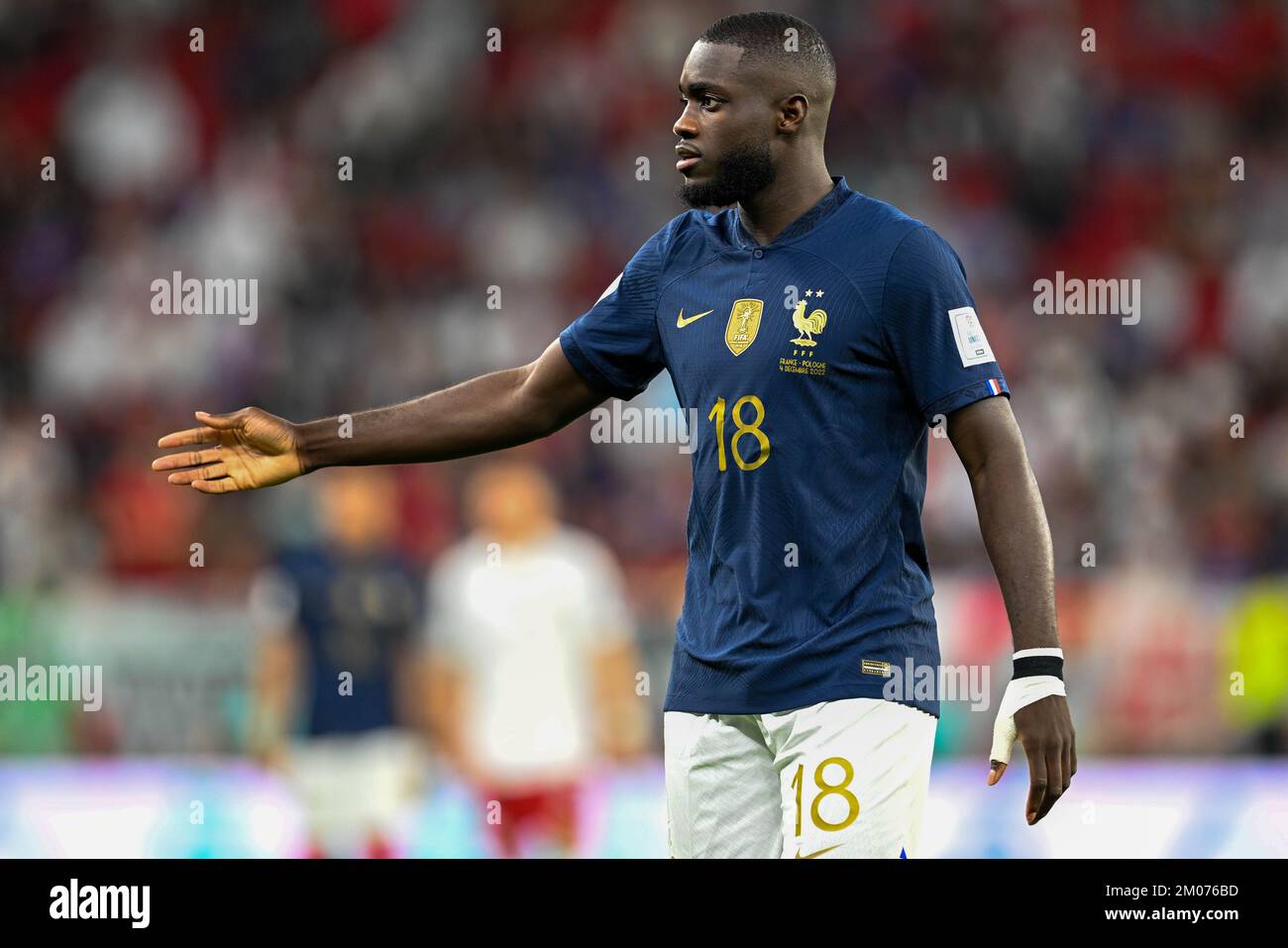 Dayot UPAMECANO of France during the FIFA World Cup Qatar 2022 Round 16 ...