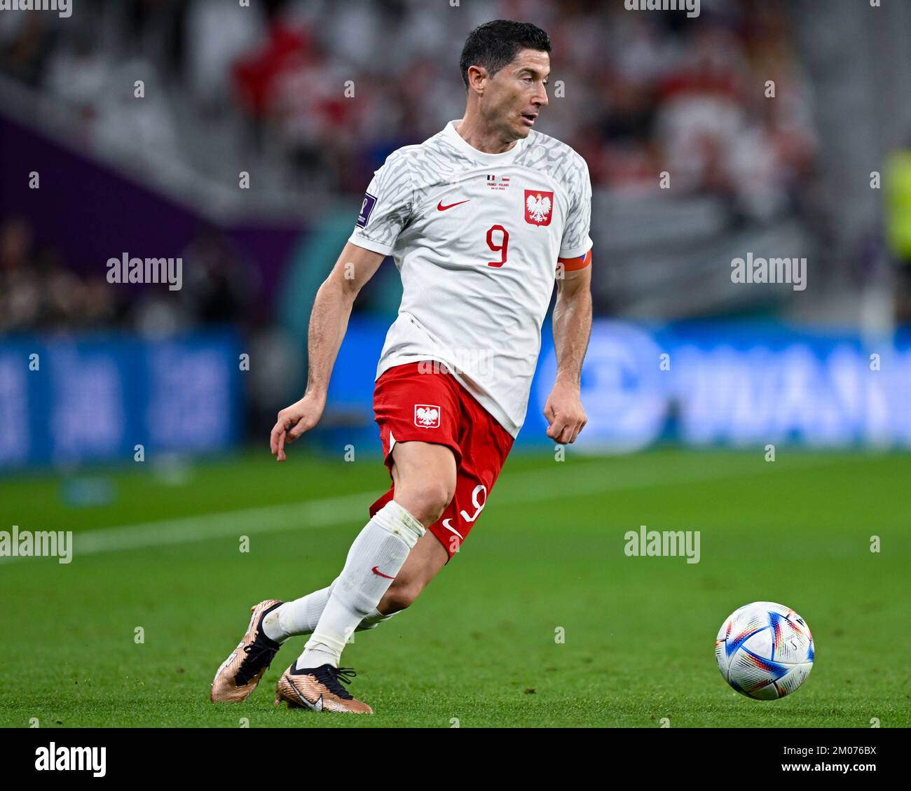 Robert Lewandowski of Poland during the FIFA World Cup Qatar 2022 Round ...