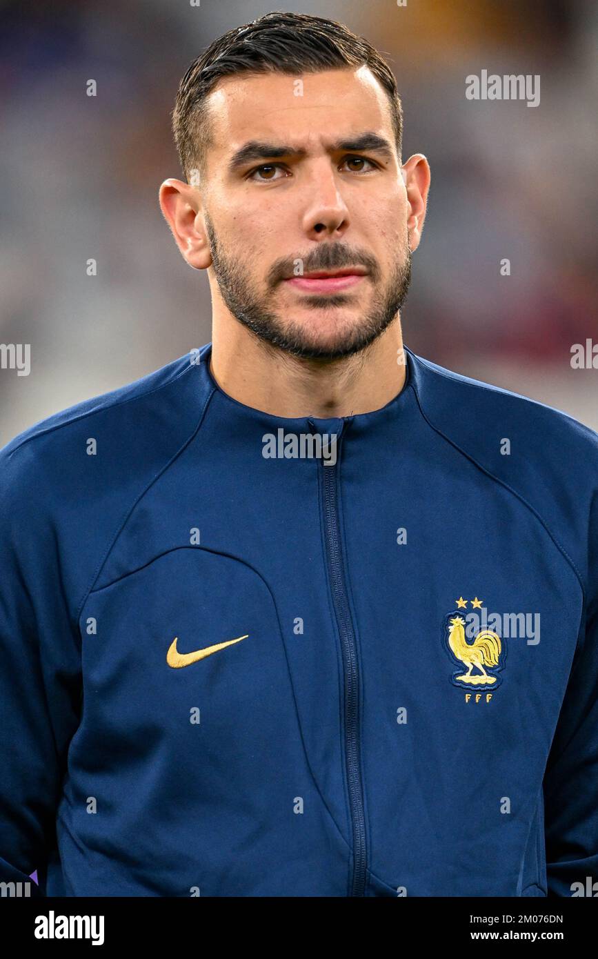 Theo HERNANDEZ of France during the FIFA World Cup Qatar 2022 Round 16 ...