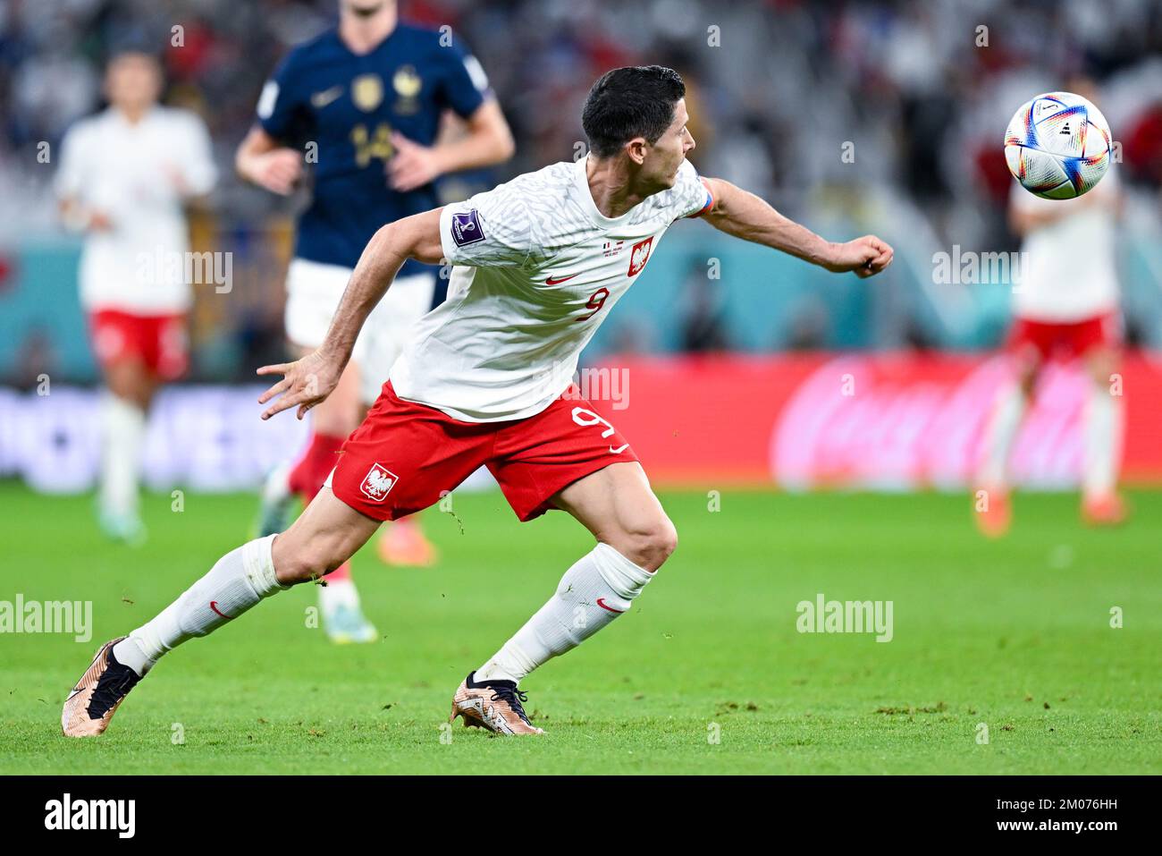 Robert Lewandowski of Poland during the FIFA World Cup Qatar 2022 Round ...