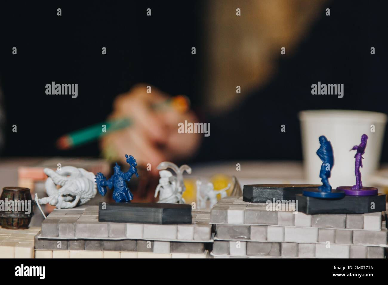 Polyhedral bone on the playing surface. This type of dice is used for ...