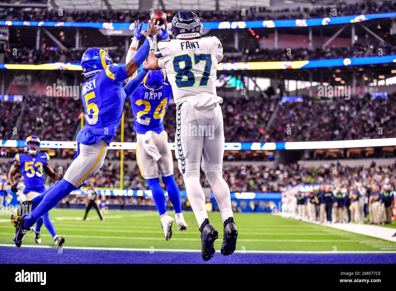 Inglewood, CA. 4th Dec, 2022. Los Angeles Rams safety Taylor Rapp #24 ...
