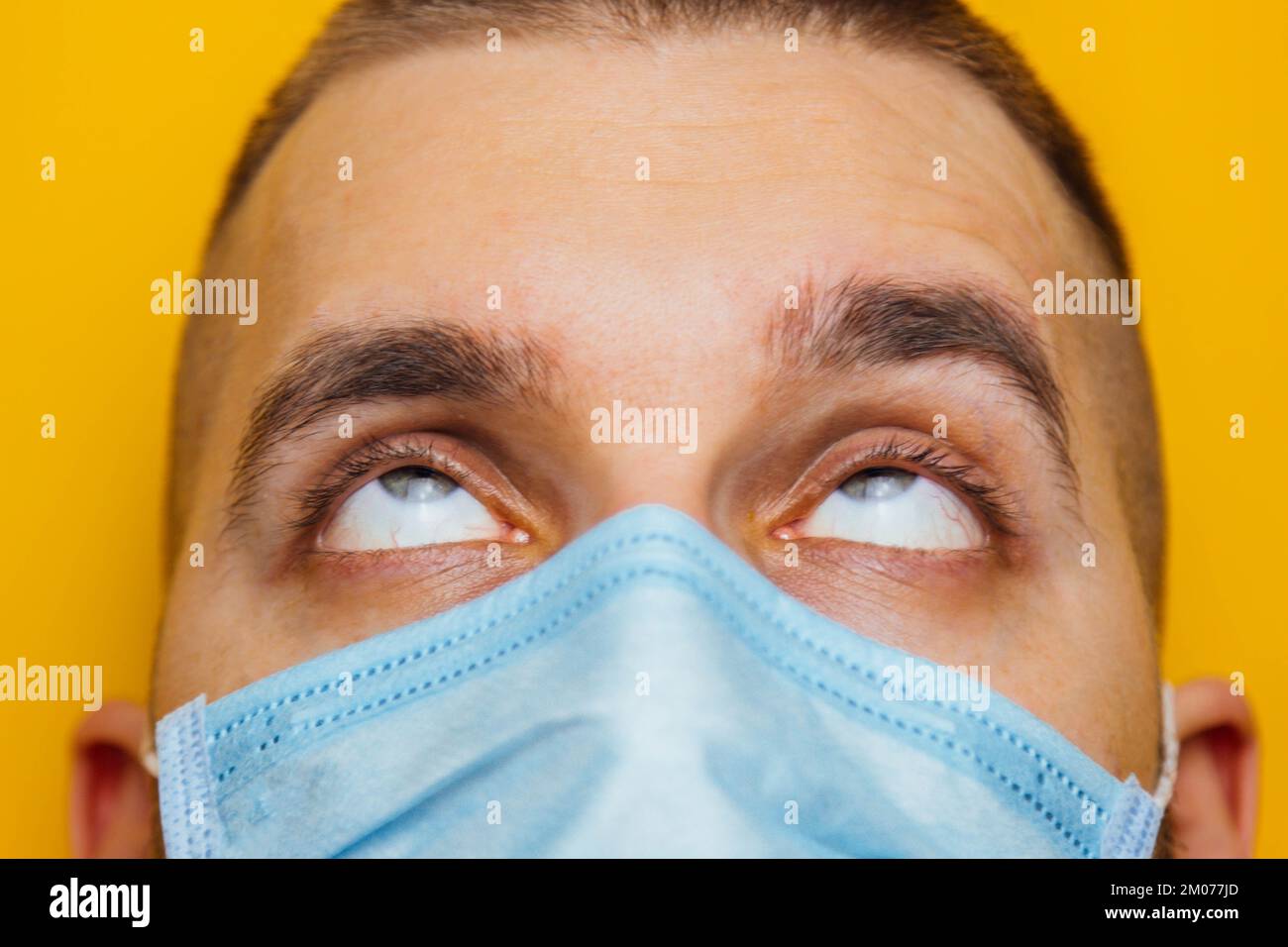 Isolated man despairing hospital hi-res stock photography and images ...