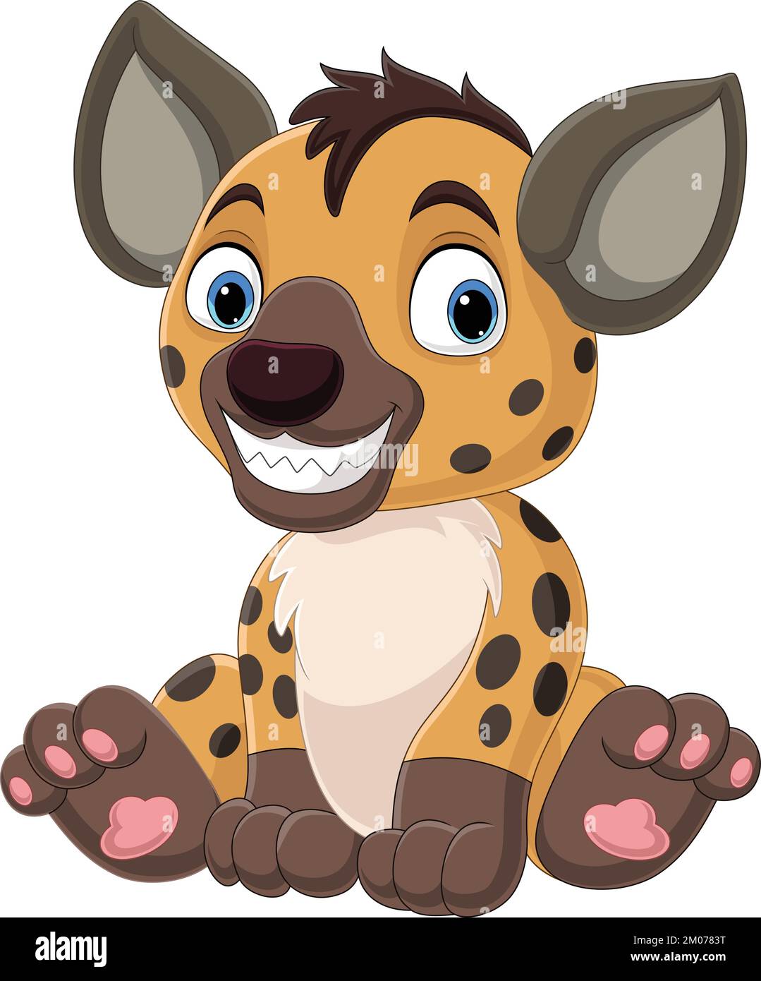 Cute Hyena Clipart