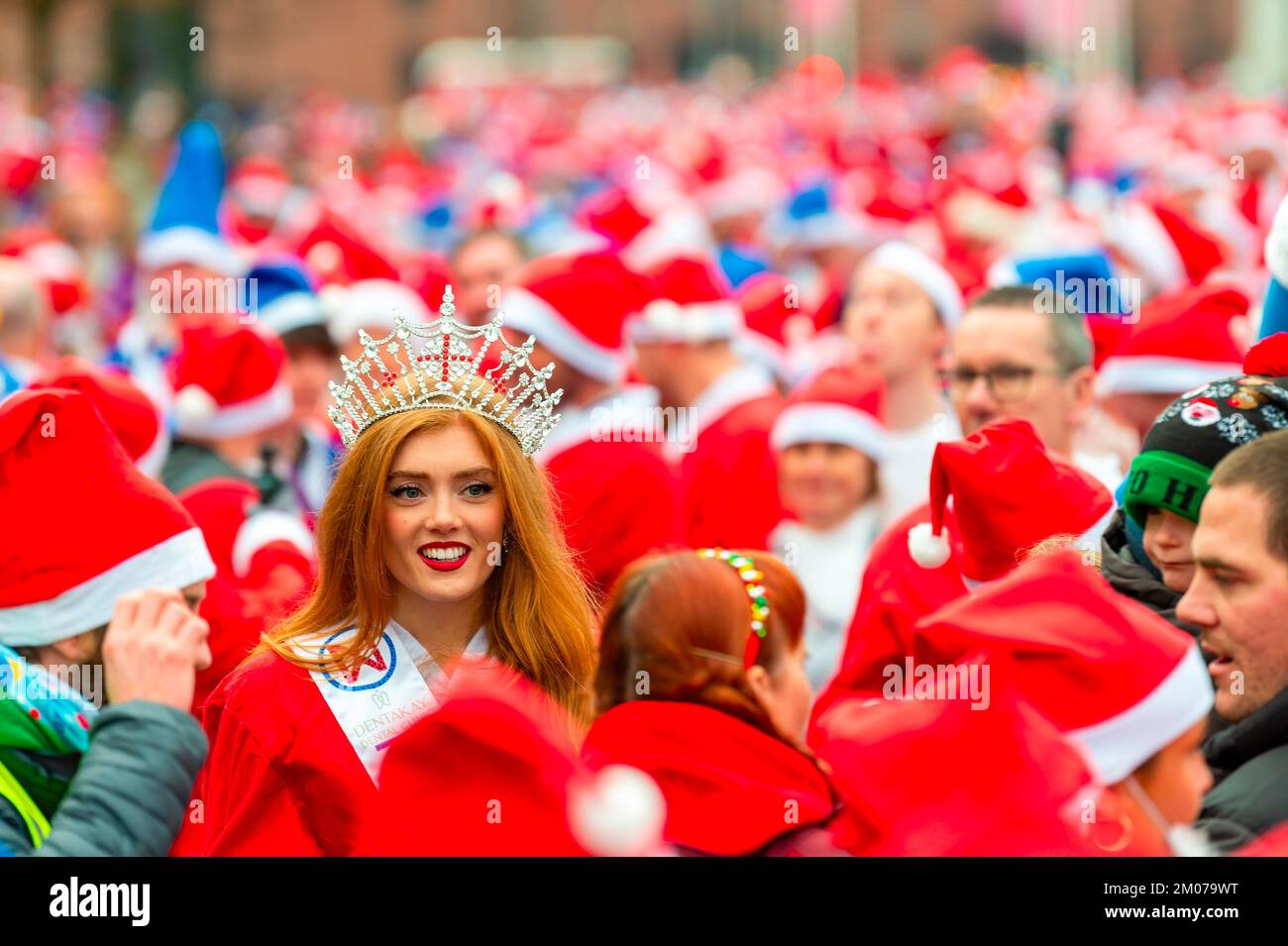 Miss England 2022, Jessica Gagen takes part during the annual Liverpool ...