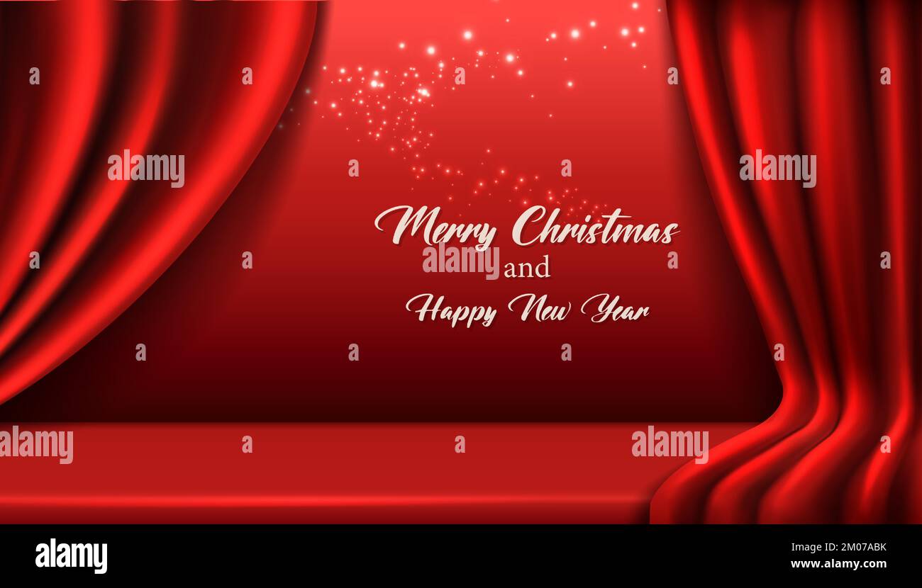 Happy New Year 2023. Merry Christmas. Template for greeting card ...