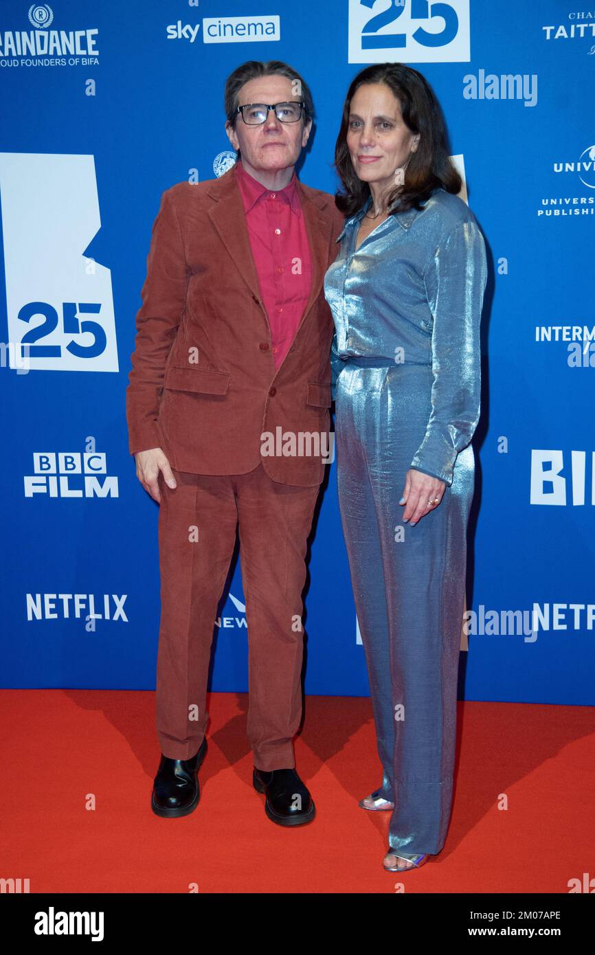 Stephen Woolley and Elizabeth Karlsen attending the 25th British ...