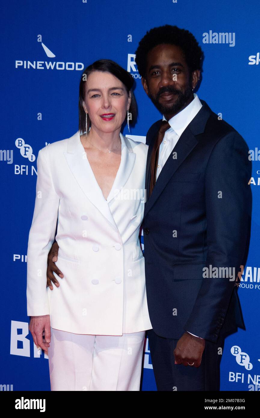 London, UK. 04th Dec, 2022. Olivia Williams and Rhashan Stone attending ...