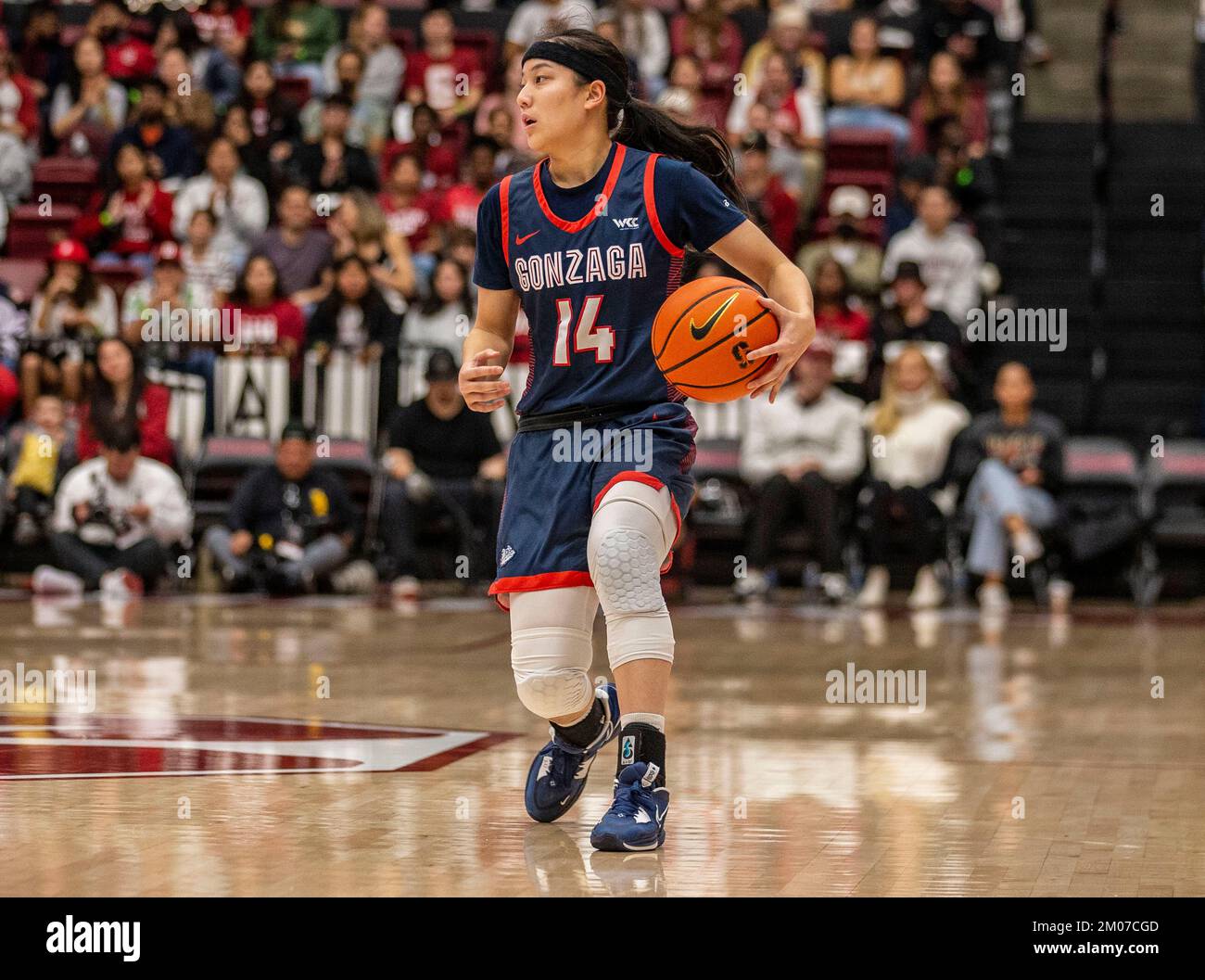 Palo Alto CA, USA. 04th Dec, 2022. A. CAPTION CORRECTION: Gonzaga guard ...