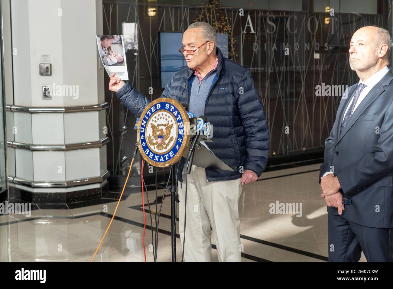 NEW YORK, NY - DECEMBER 04: Senate Majority Leader, U.S. Senator Chuck ...