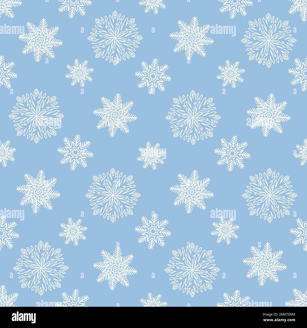 White frozen forest snowflakes on Stock Vector Images - Alamy