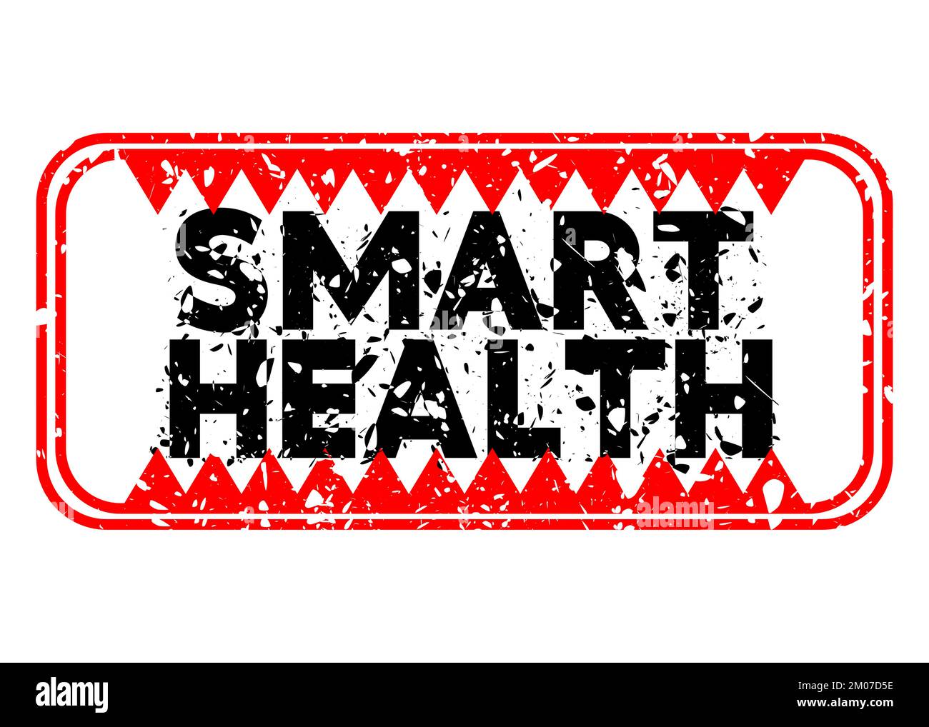 Simple vintage rubber stamp with Smart Health text Stock Vector Image ...
