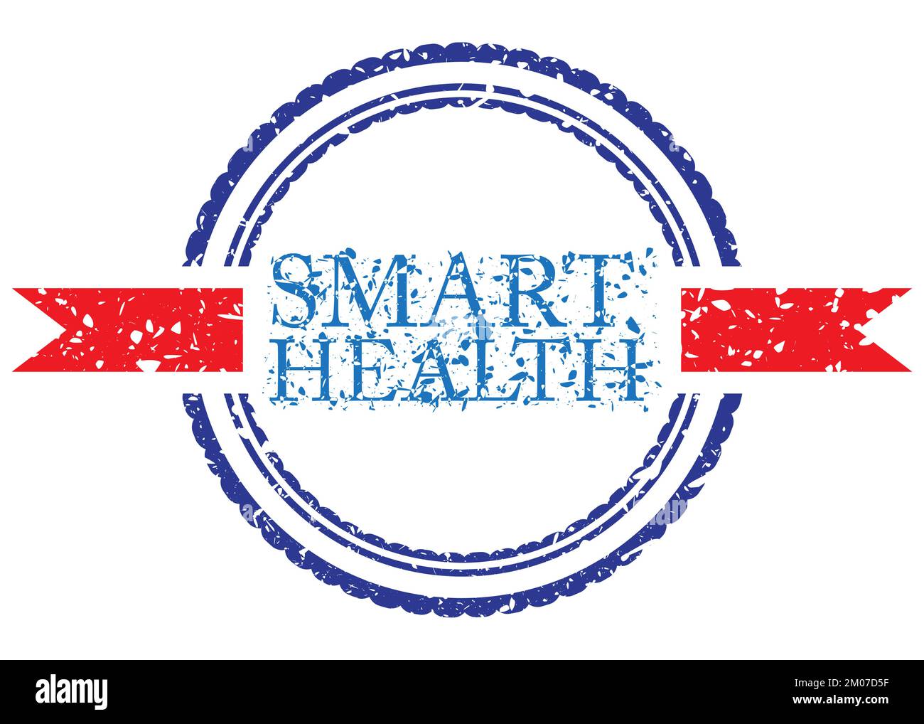 Simple vintage rubber stamp with Smart Health text Stock Vector Image ...