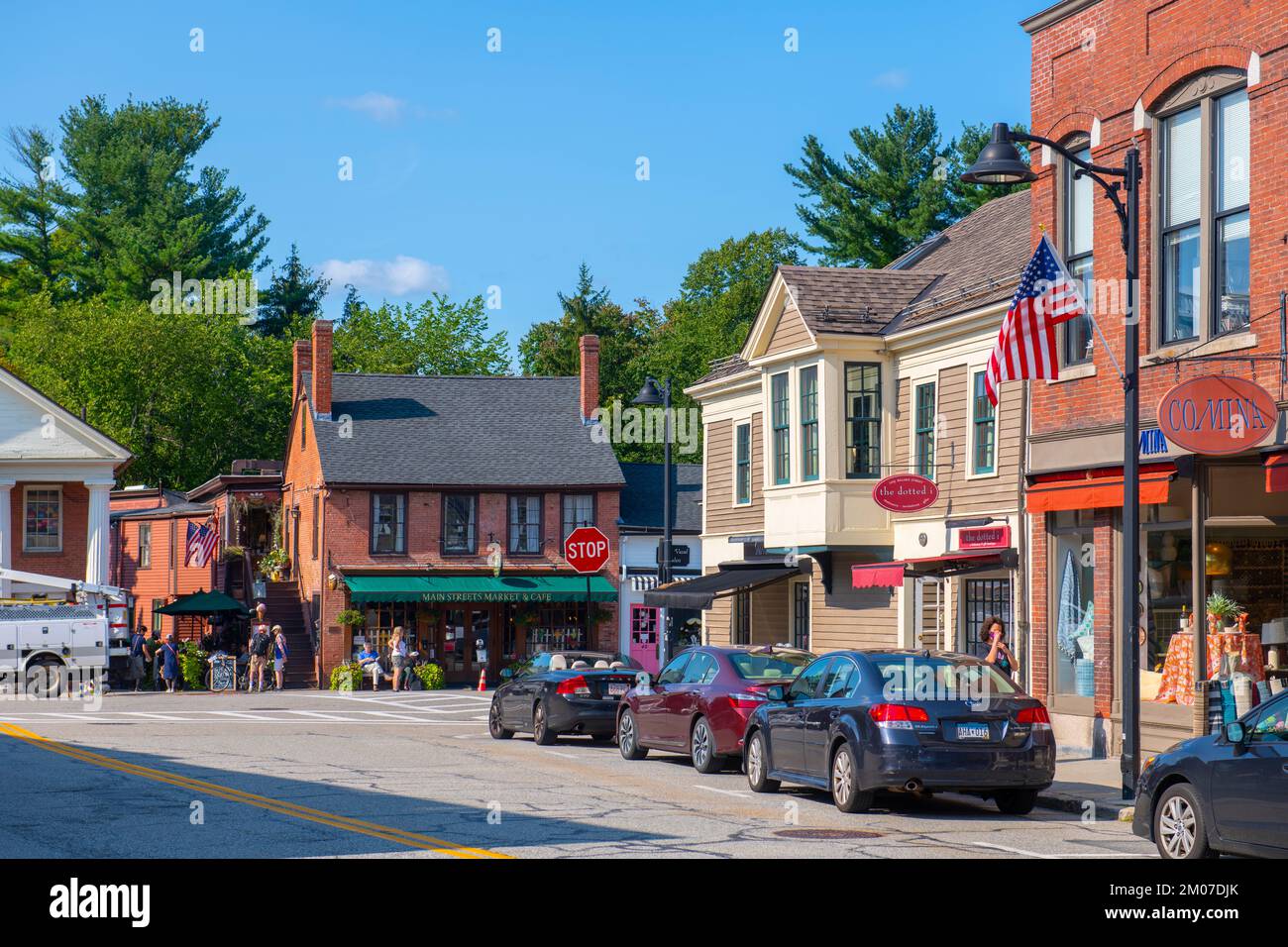 Main Streets Market and Cafe at 42 Main Street in historic town center ...