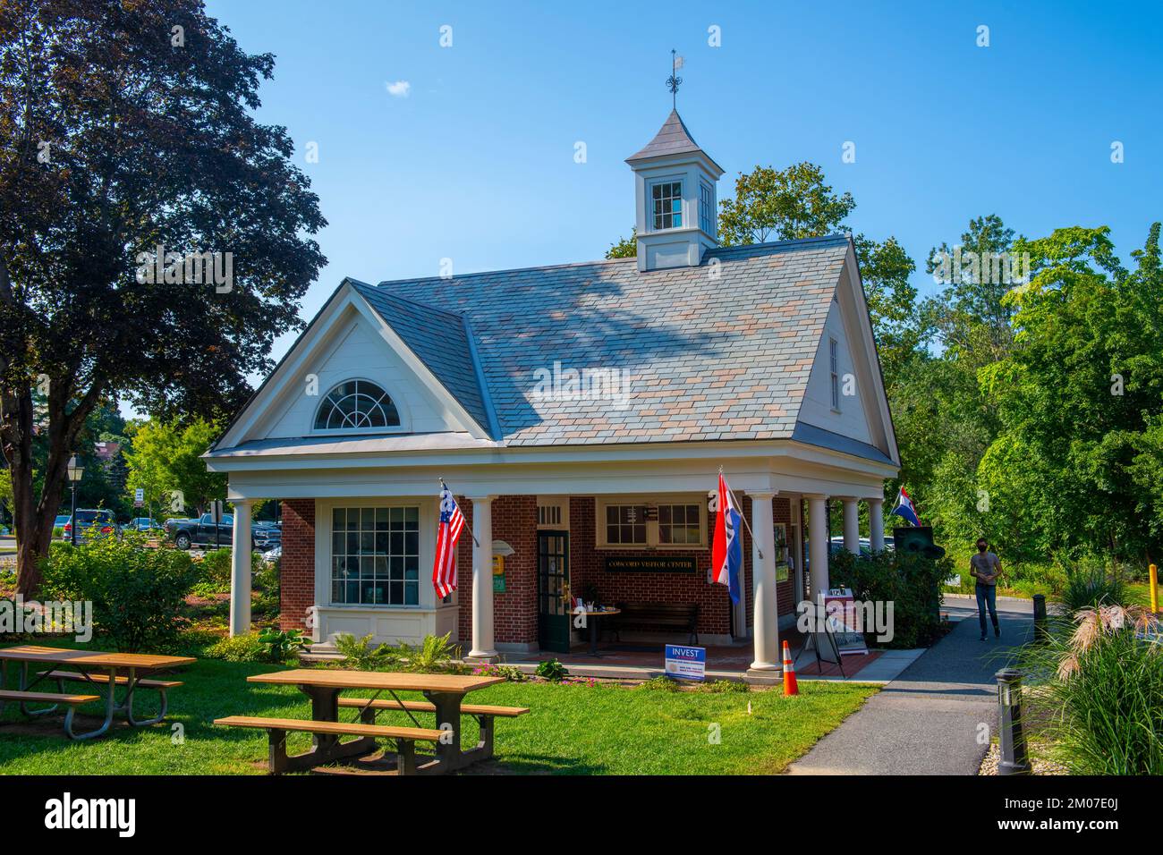 Concord Visitor Center at 58 Main Street in historic town center of ...