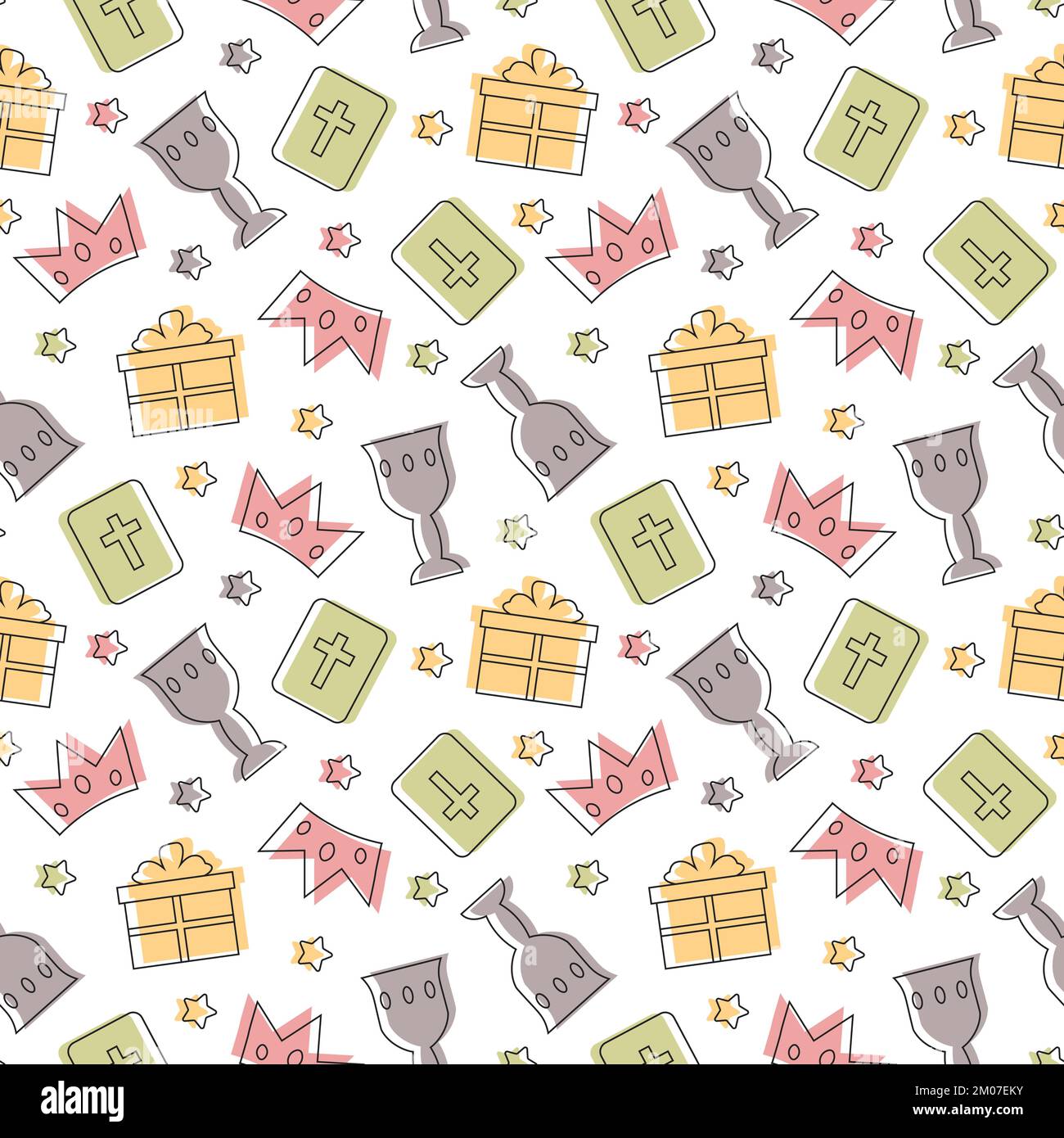 Happy Epiphany Day Seamless Pattern Design Christian Festival to Faith ...