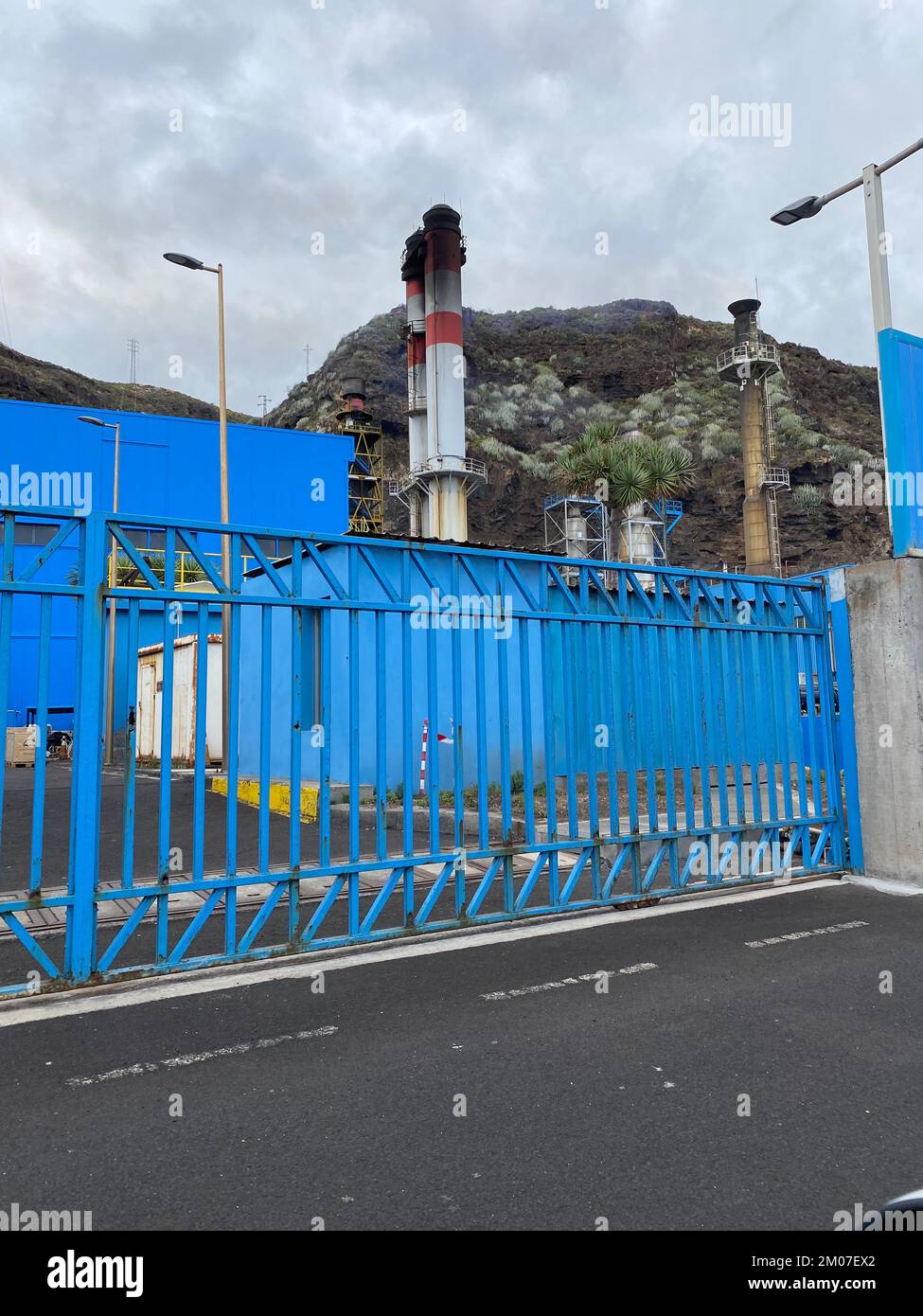 PRODUCTION - 26 August 2022, Spain, La Palma: The Los Guinchos power ...