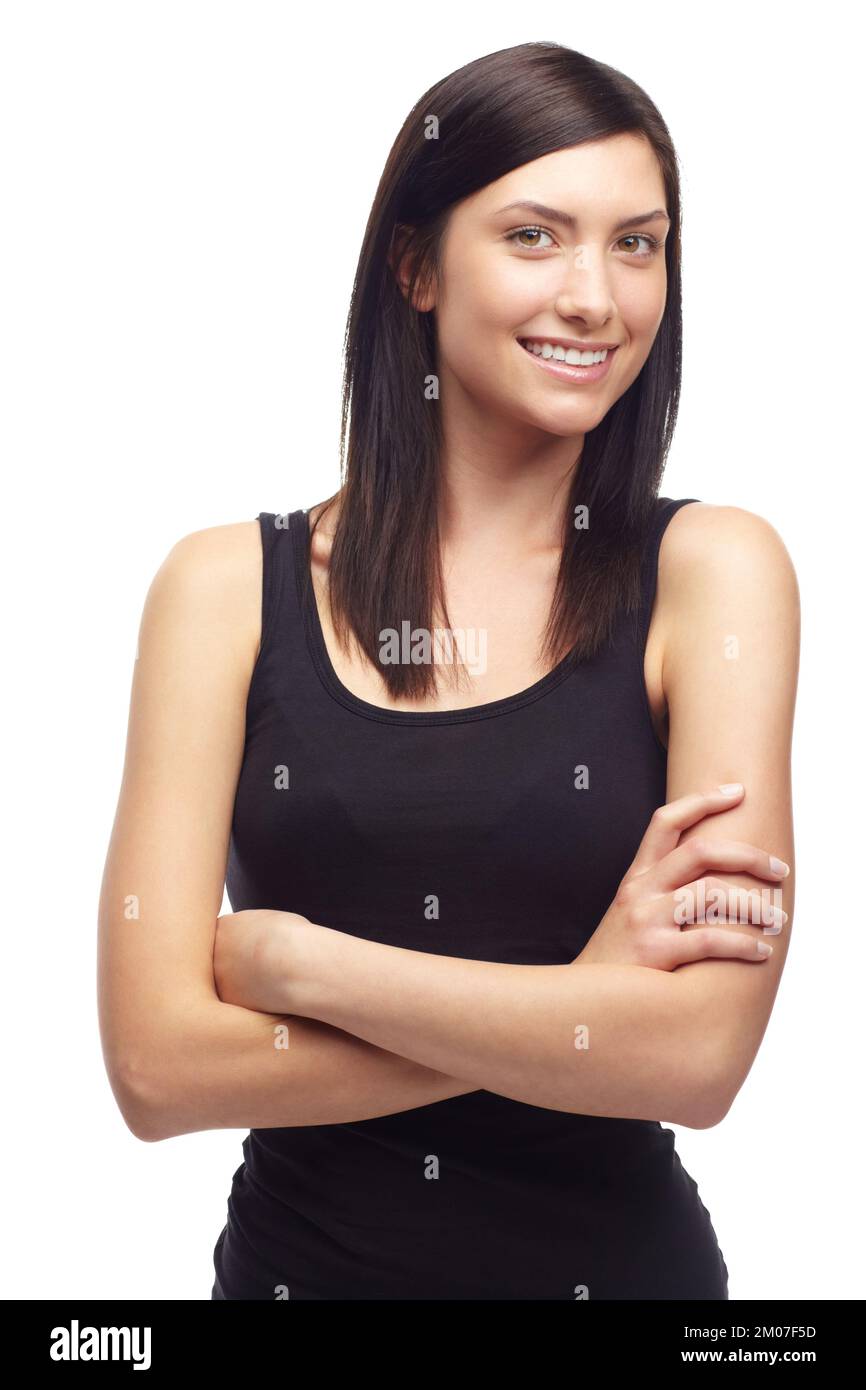 Theres something about Alexandria. A beautiful young woman crossing her ...