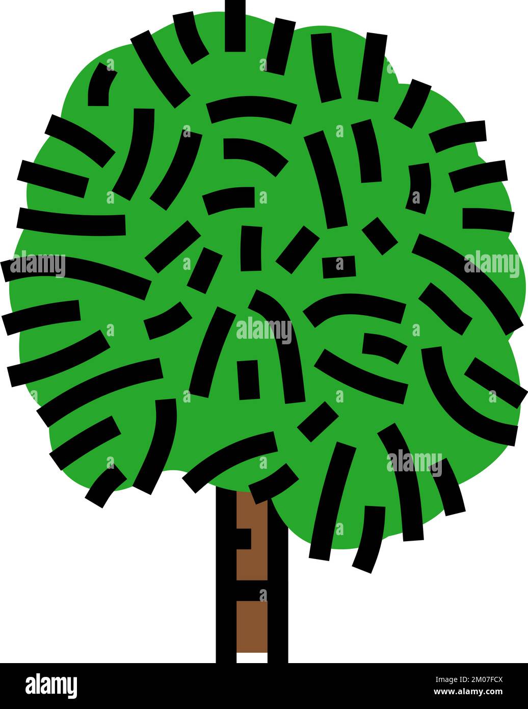 cabbage palm tree color icon vector illustration Stock Vector Image ...